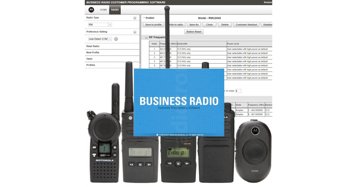 Motorola Business Radio Customer Programming Software - Radiotronics Canada