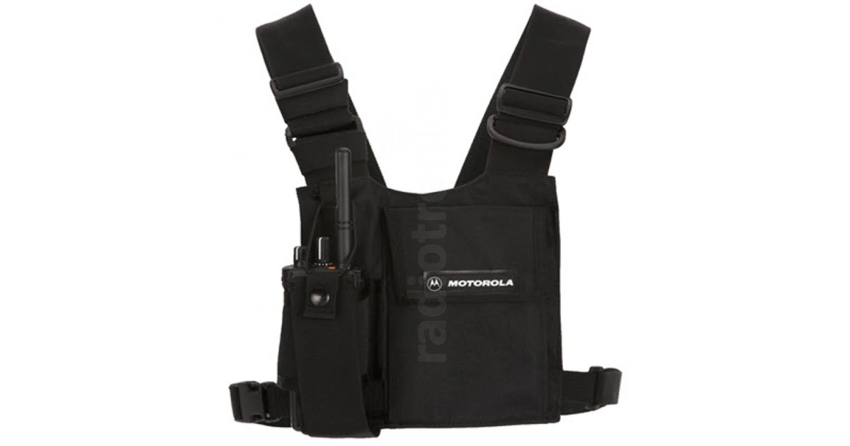 Genuine Motorola Two Way Radio Chest Pack Security Police Waistcoat ...