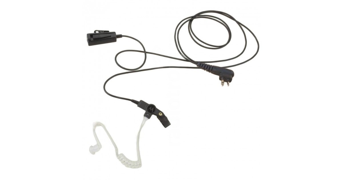 Motorola CP200D & CP200 Security FBI Earpiece (Combi Mic & PTT ...