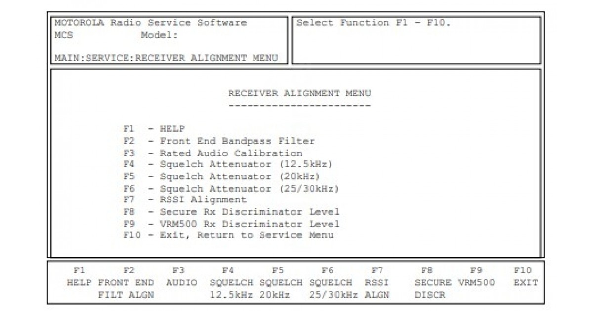 Motorola MCS2000 / MTS2000 Programming Software - Radiotronics Canada