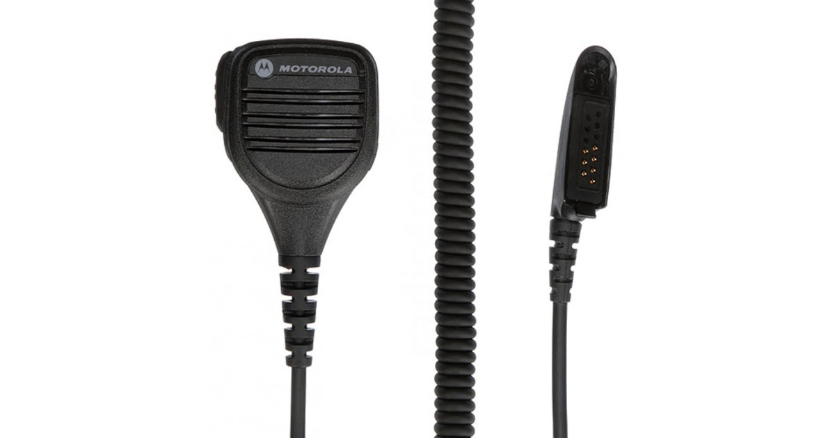 Motorola PMMN4021A HT750 H1250 HT1550 PR860 Microphone (With Audio Jack ...