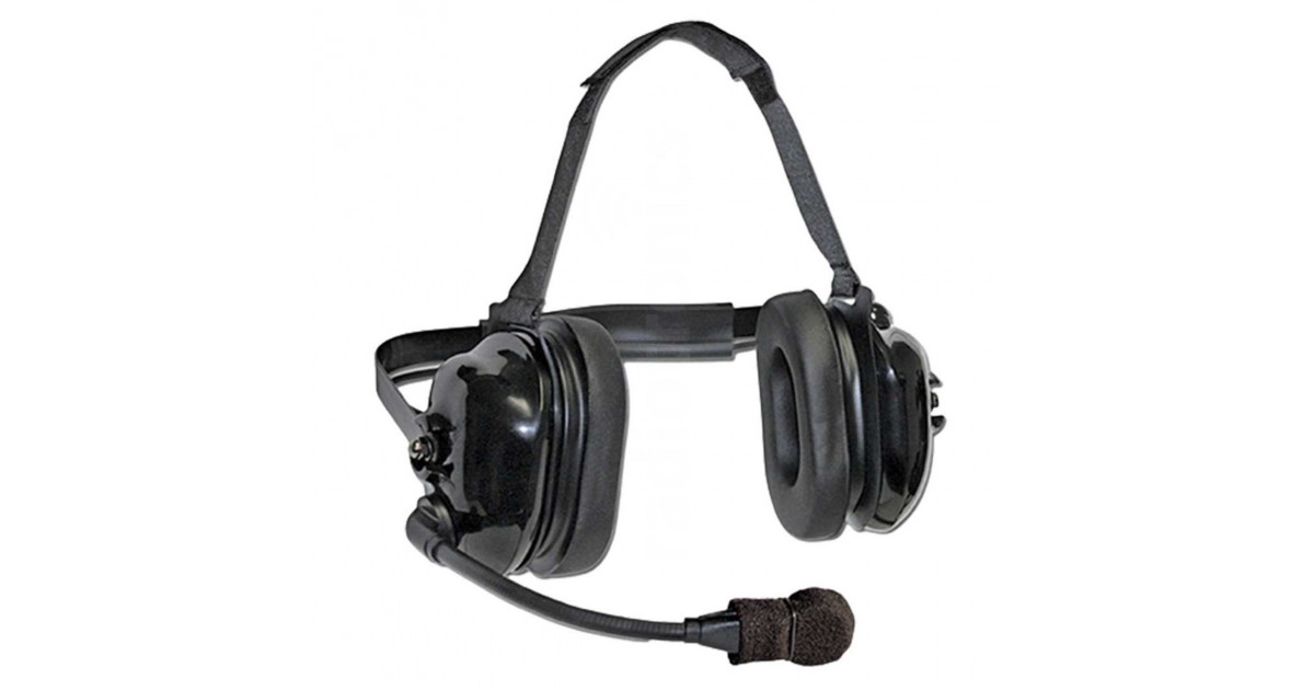 Motorola R7 Compatible Headset & Boom Microphone - Radiotronics Canada